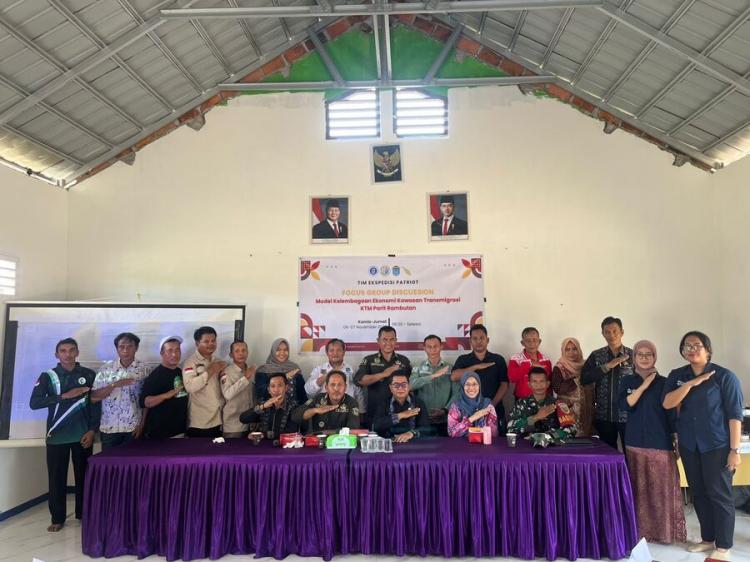 Tim Ekspedisi Patriot ITB Bahas Penguatan Lembaga Ekonomi di KTM Parit ...
