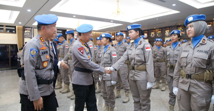 140 Polisi Indonesia Diterjunkan Dalam Misi PBB Di Afrika Tengah