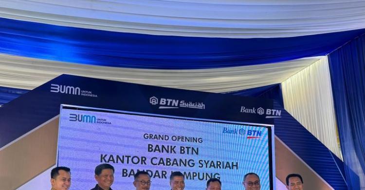 Agresif Ekpansi, BTN Syariah Buka Kantor Cabang Di Bandar Lampung
