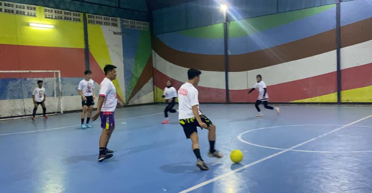 Srikandi Ganjar Adakan Latihan Futsal Bareng Komunitas Kutai Timur