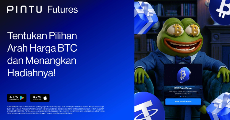 Aplikasi PINTU Luncurkan BTC Price Game, Fitur Edukatif Analisis Harga BTC