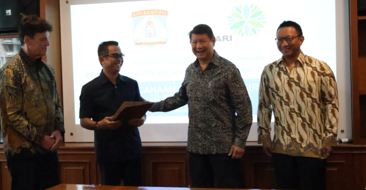 Arsari Group Dukung Penyediaan Air Bersih Untuk Kota Balikpapan