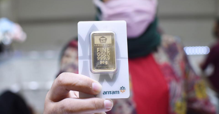 Awal Pekan, Harga Emas Nyungsep Ke Rp 1.758.000 Per Gram
