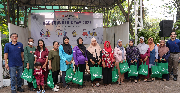 Bantu Atasi Stunting, Apical Gelar Aksi Sosial Di RGE Founder’s Day 2025