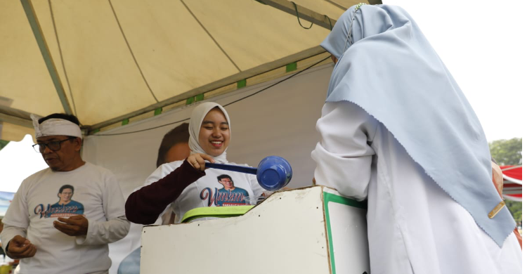 Bantu Pemasaran Produk UMKM Tangerang, Relawan SandiUno Ramaikan Festival HANI