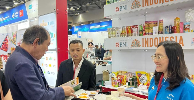 BNI Xpora Berangkatkan 12 UKM Makanan Dan Minuman ke Indonesia in Korea ...