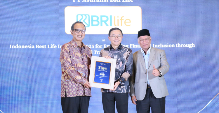 BRI Life Raih Indonesia Best Life Insurance 2025, Dorong Inklusi Keuangan