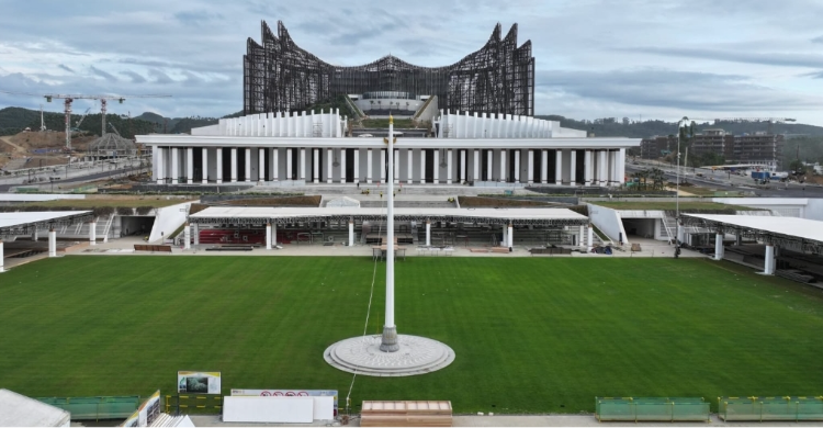 Cat Propan Percantik Kantor Presiden di IKN dengan Produk Decorflex DF-97