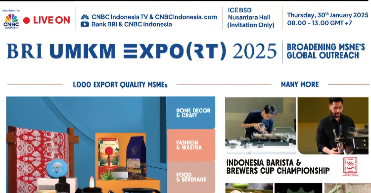Catat Tanggalnya! BRI UMKM EXPO(RT) & Microfinance Outlook 2025 Digelar 30