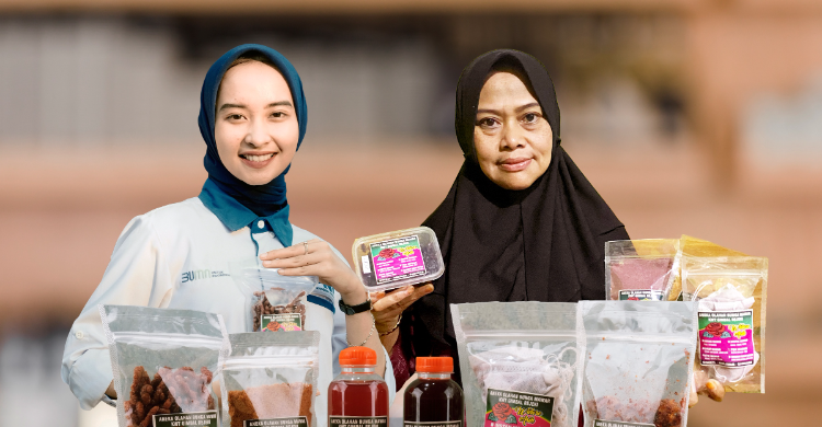 Cerita Nasabah PNM Sukses Bikin Inovasi Olahan Bunga Mawar