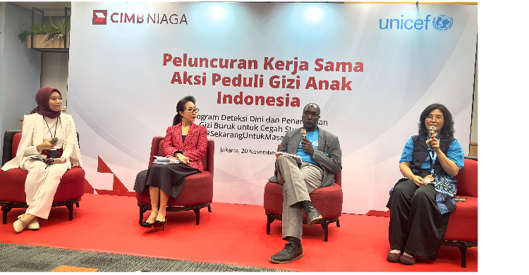 CIMB Niaga Gaet UNICEF Cegah Stunting Di Indonesia