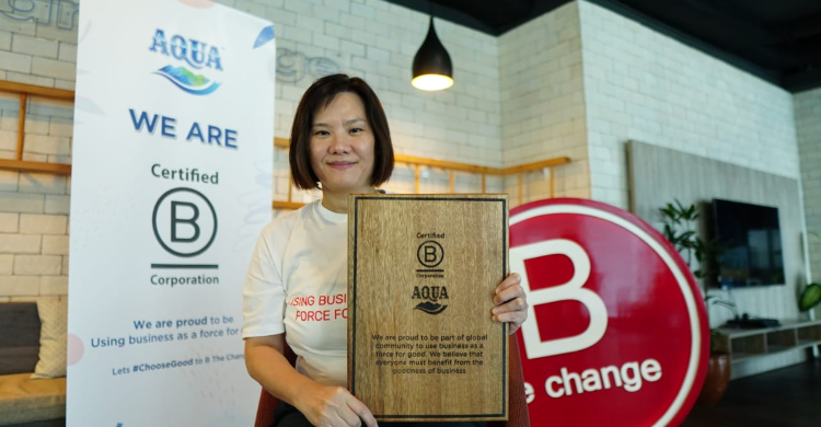 Danone-AQUA Kembali Raih Sertifikasi B Corp