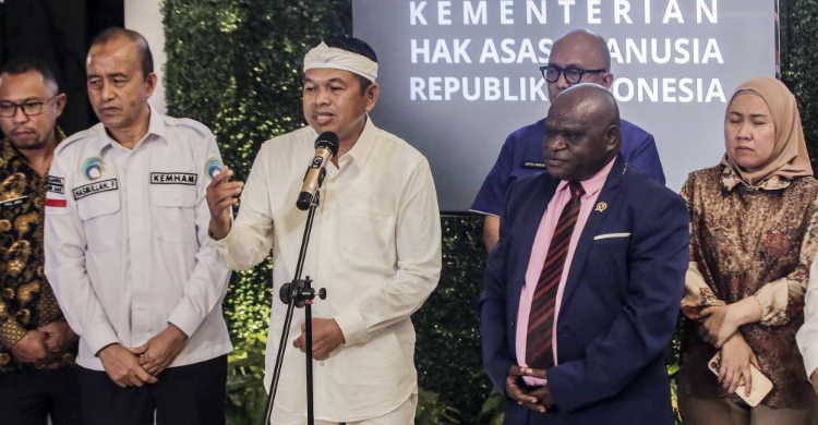 Datangi Kantor Menteri Pigai Dedi Mulyadi: Kirim Siswa Ke Barak Tak Langgar HAM