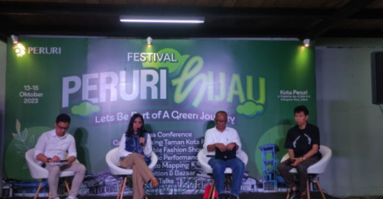 Diramaikan Festival Hijau, Taman Kota Peruri Berkonsep Garden City