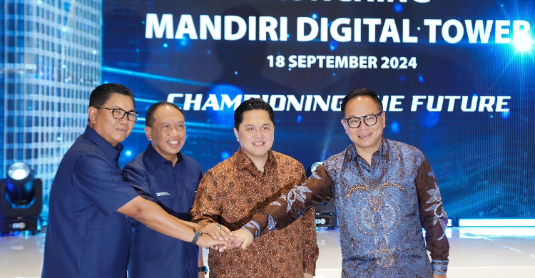 Diresmikan Menteri Erick, Mandiri Digital Tower Wujud Transformasi ...