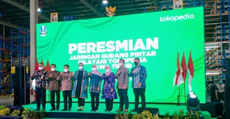 Dongkrak Penjualan UMKM, Tokopedia Resmikan Gudang Pintar Surabaya