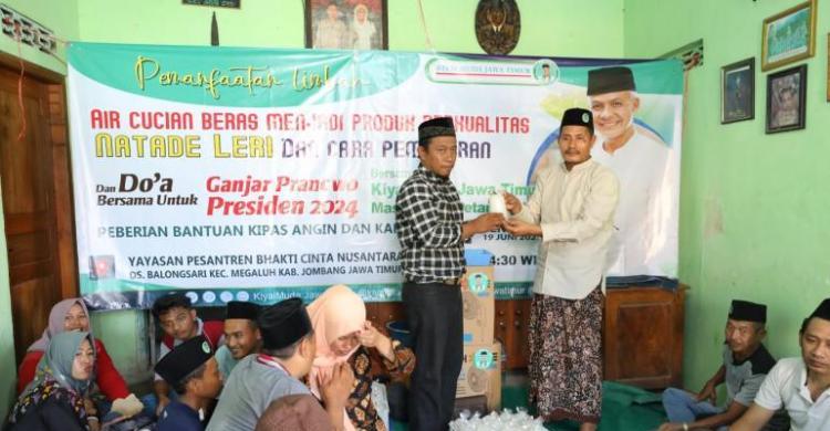Kiai Muda Ganjar Gelar Pelatihan Pembuatan Nata De Leri Dari Air Cucian Beras