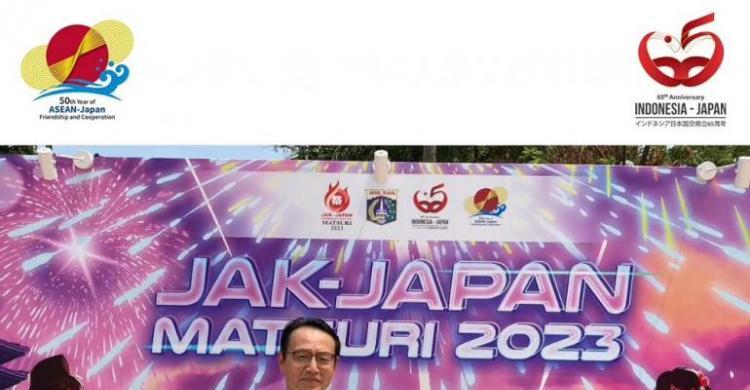 Dubes Jepang Happy, Ketularan Semangat Pengunjung JJM 2023