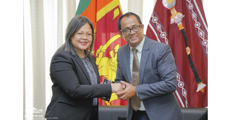 Dubes RI Untuk Sri Lanka Dewi Gustina Tobing Sowan Kepada Pimpinan Parlemen