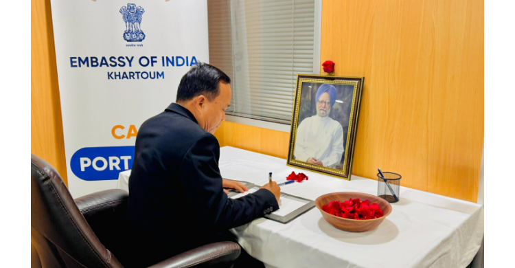 Dubes RI Untuk Sudan Sunarko, Isi Buku Duka Mantan PM Manmohan Singh