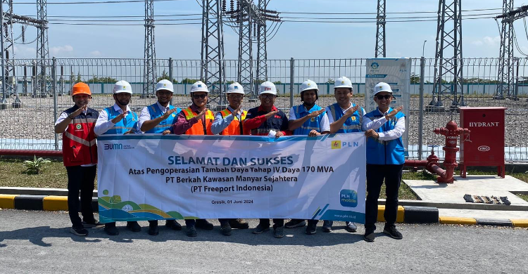 Dukung Hilirisasi, PLN Pasok Daya 170 MVA Ke Smelter Freeport Di Gresik