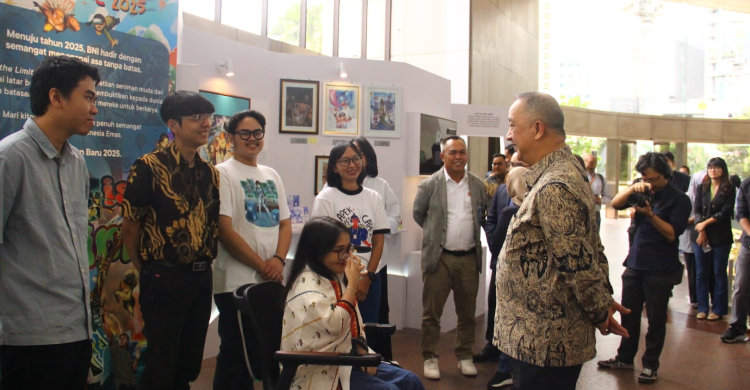Dukung Karya Disabilitas, BNI Pamerkan Karya Lukis 7 Seniman Visual Muda