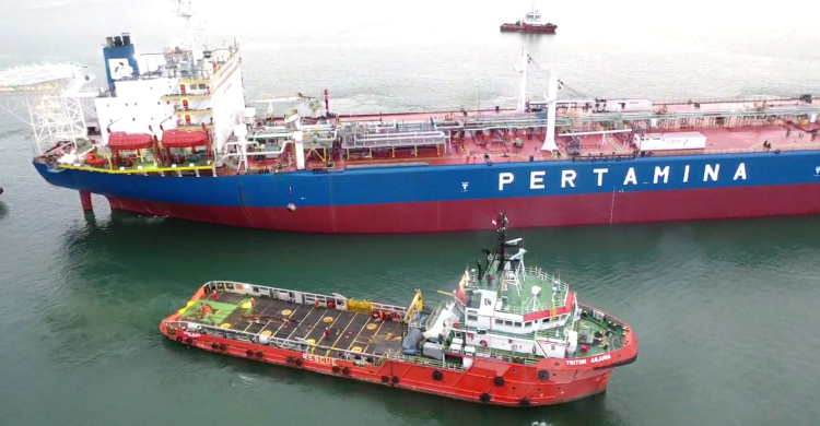 Dukung Ketahanan Energi, Kapal PTK Bantu Towing FSO Pertamina Abherka