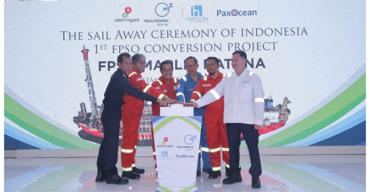 Dukung Ketahanan Energi Nasional, FPSO Marlin Natuna Resmi Sail Away