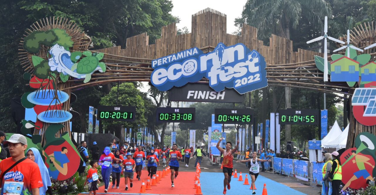 Dukung Net Zero Emission 8.300 Pelari Ramaikan Pertamina Eco-RunFest 2022