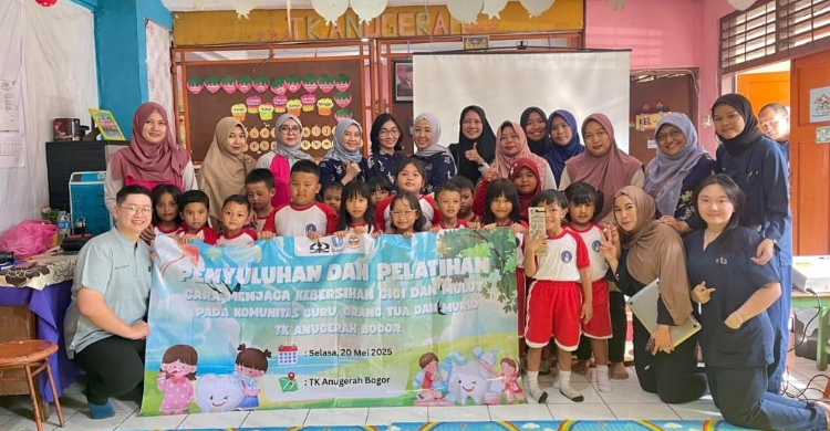 FKG Usakti Edukasi Murid TK Anugerah Kota Bogor Cara Cegah Gigi Berlubang