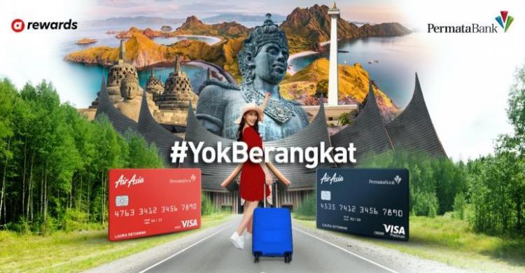 Gaet AirAsia Rewards, PermataBank Launching AirAsia Cards