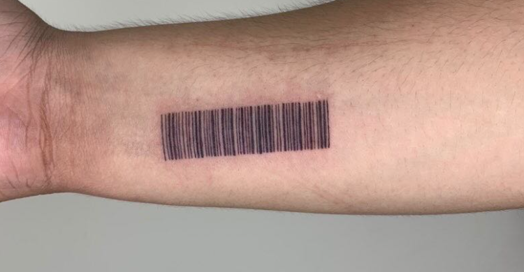 Gambar Barcode Di Lengan
