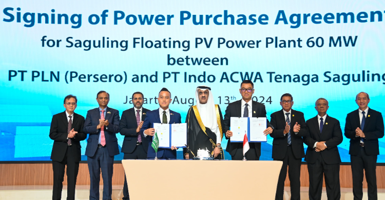 Gandeng Arab Saudi, PLN Indonesia Power Bangun PLTS Terapung Saguling