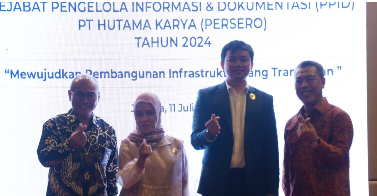 Gandeng Komisi Informasi Pusat, Hutama Karya Wujudkan Pembangunan Infrastruktur