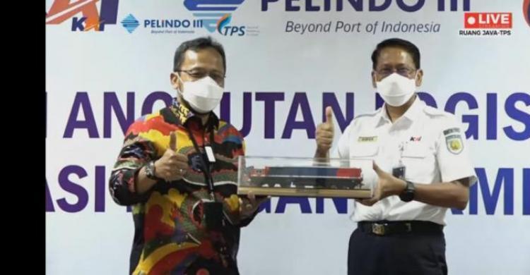 Gandeng Pelindo III Dan TPS KAI Reaktivasi Jalur Kereta Logistik Ke ...