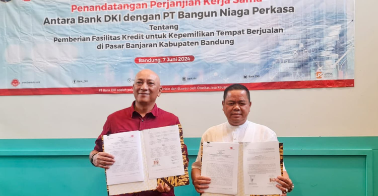 Bank DKI Beri Kredit Kepemilikan Tempat Berjualan Di Pasar Sehat Banjaran