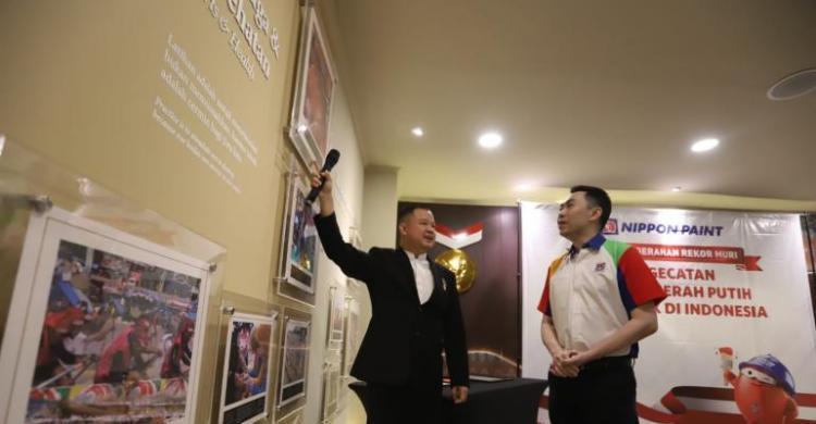 Gapura Merah Putih Nippon Paint Cetak Rekor Muri Ketiga