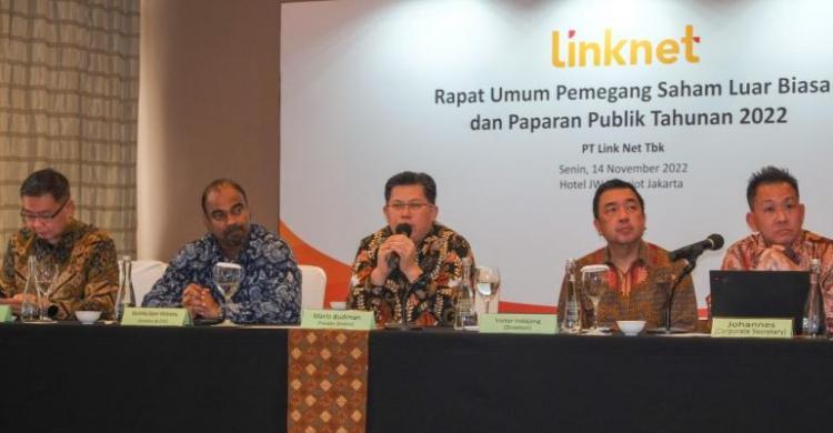 Gelar Public Expose, Link Net Bagikan Dividen Rp 531 M