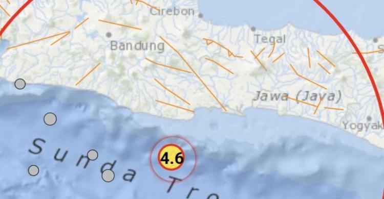 Gempa M4 6 Guncang Pangandaran Tak Berpotensi Tsunami