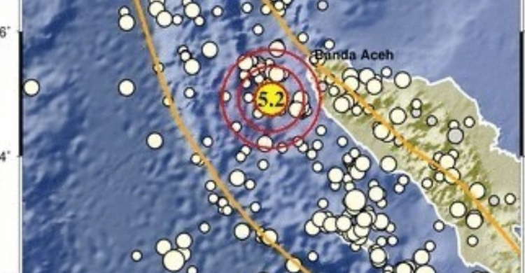 Gempa Terkini M 5,2 Guncang Banda Aceh, Terasa Hingga Pidie Dan Aceh Jaya
