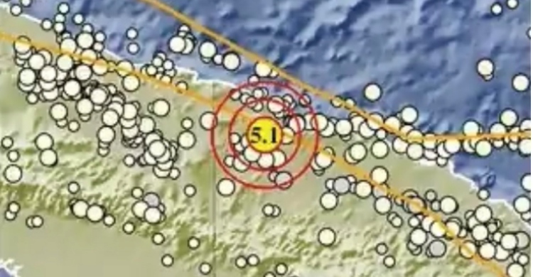 Gempa Terkini Magnitudo 5,1 Guncang Keerom Papua, BMKG: Tidak Berpotensi Tsunami