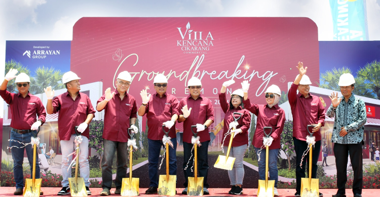 Groundbreaking, Arrayan Group Mulai Bangun Runita Villa Kencana Cikarang