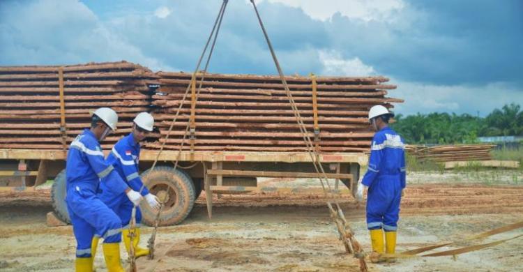 Optimalkan Keselamatan Kerja, PDC Gunakan Matting Board di Operasi Migas