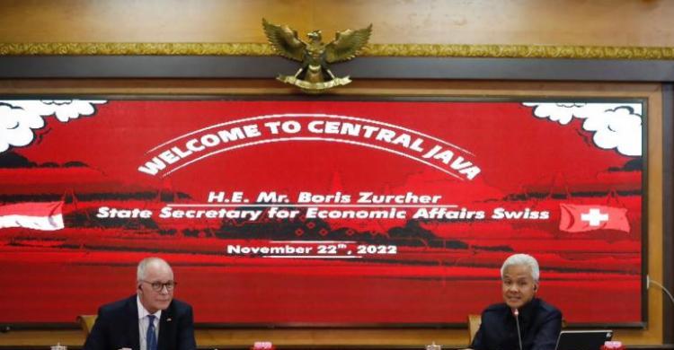 Hadapi Ancaman Resesi, Jateng Perkuat Kerja Sama Dengan Pemerintah Swiss