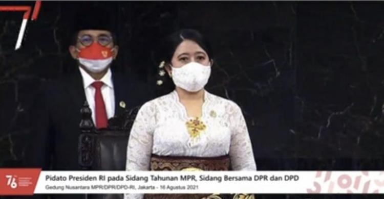 Hadiri Sidang Tahunan Mpr Puan Pakai Baju Adat Payas Agung Bali