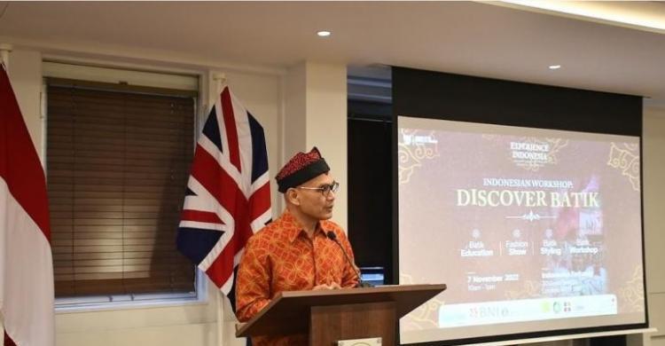 Promosikan Budaya Indonesia, KBRI London Gelar Workshop Batik