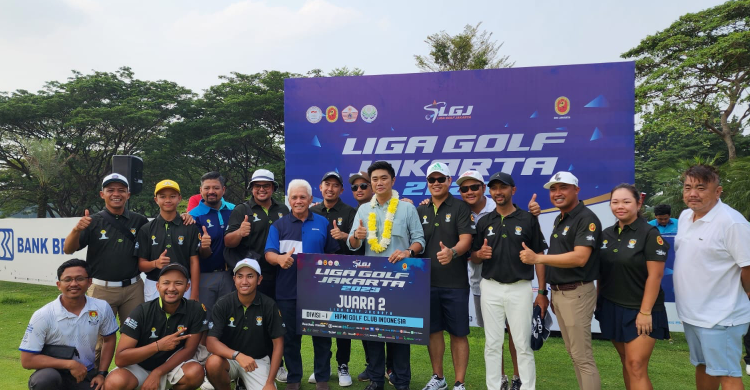HIPMI Golf Club Indonesia Runner-up Liga Golf Jakarta 2023