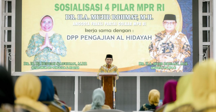 HUT Ke-43 Pengajian Al-Hidayah Golkar Sosialisasi 4 Pilar Kebangsaan