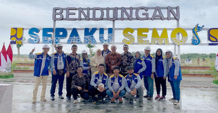 Indra Karya Selesaikan Bendungan Sepaku Semoi Tepat Waktu