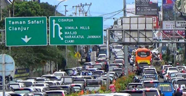 Ingat, Jalur Puncak-Cianjur Ditutup Pada Malam Pergantian Tahun